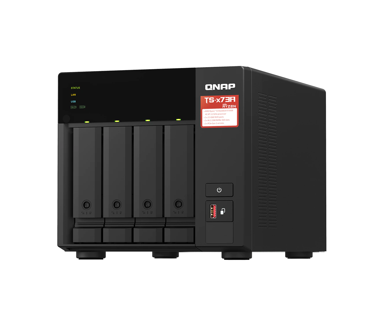 QNAP TS-473A 4-Bay NAS - MDT
